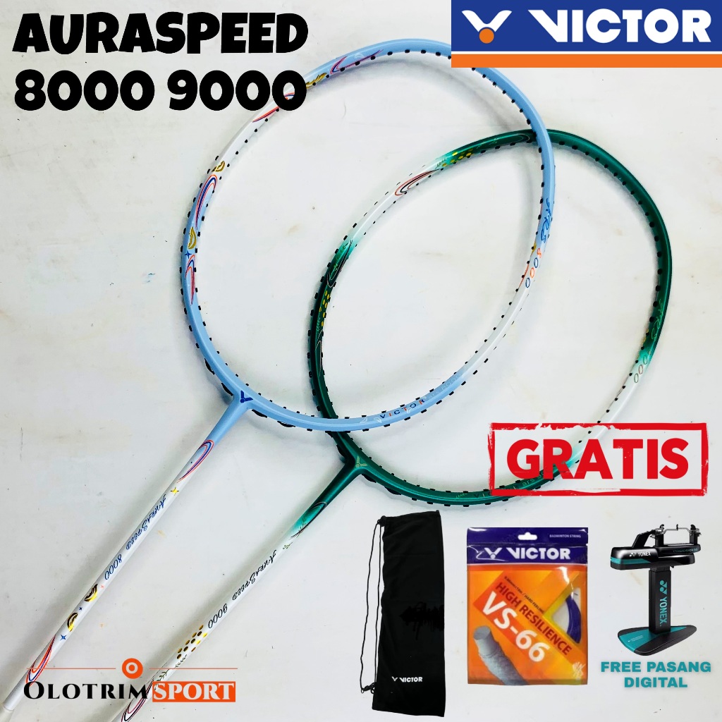 Jual Raket Badminton VICTOR AURASPEED 8000 9000 AURA SPEED ARS Original ...
