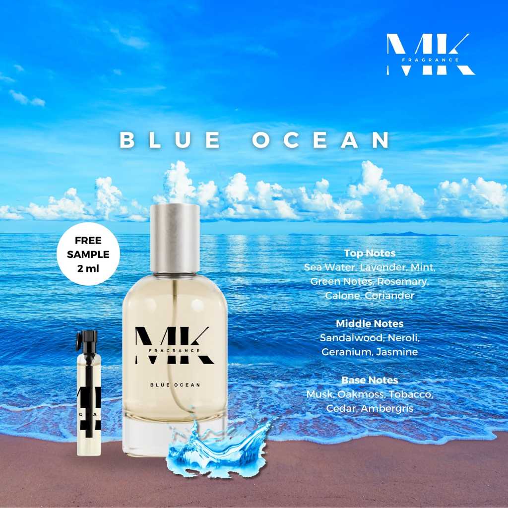Jual Blue Ocean {Aquatic Series} MKFragrance Luxury Perfume - Parfum ...