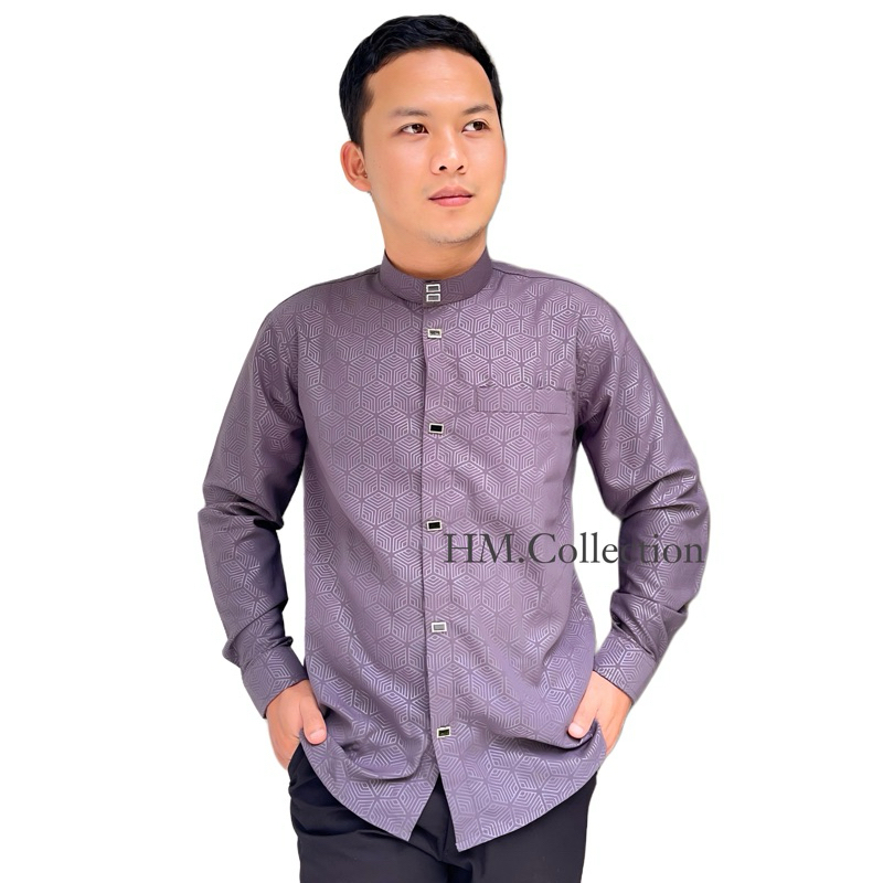 Jual HM - KEMKO SULTAN - stayle Mandarin Baju atasan Kancing premium ...