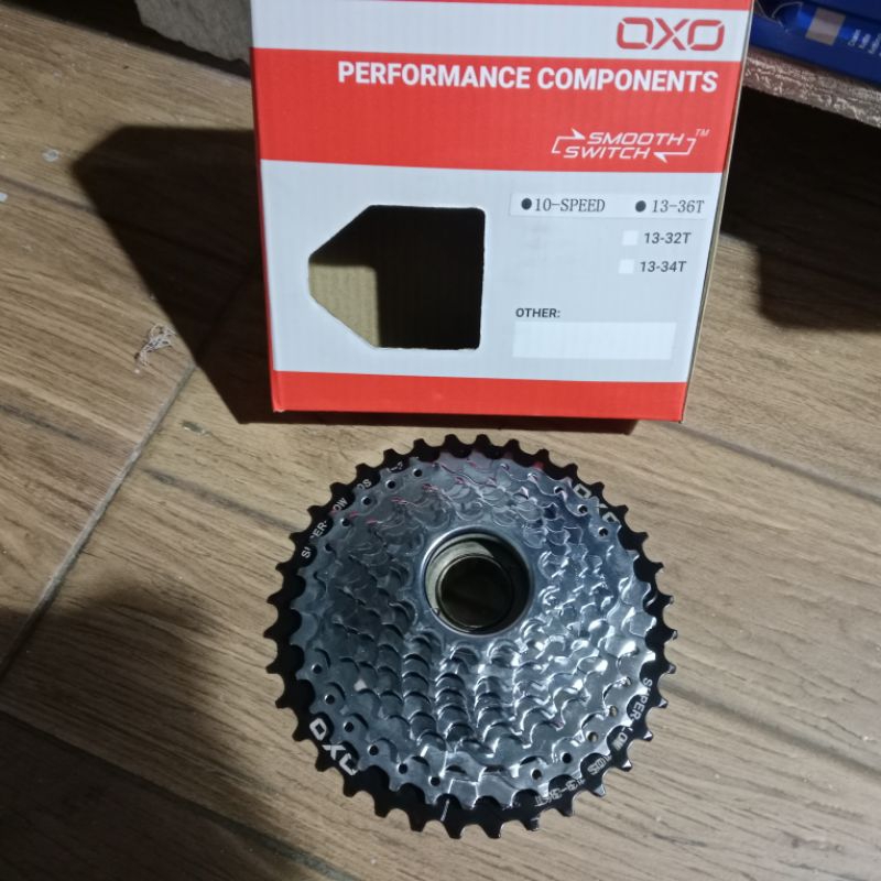 Jual Sprocket Atau Ger Derat OXO 10 Speed 13-36T CP Black | Shopee Indonesia