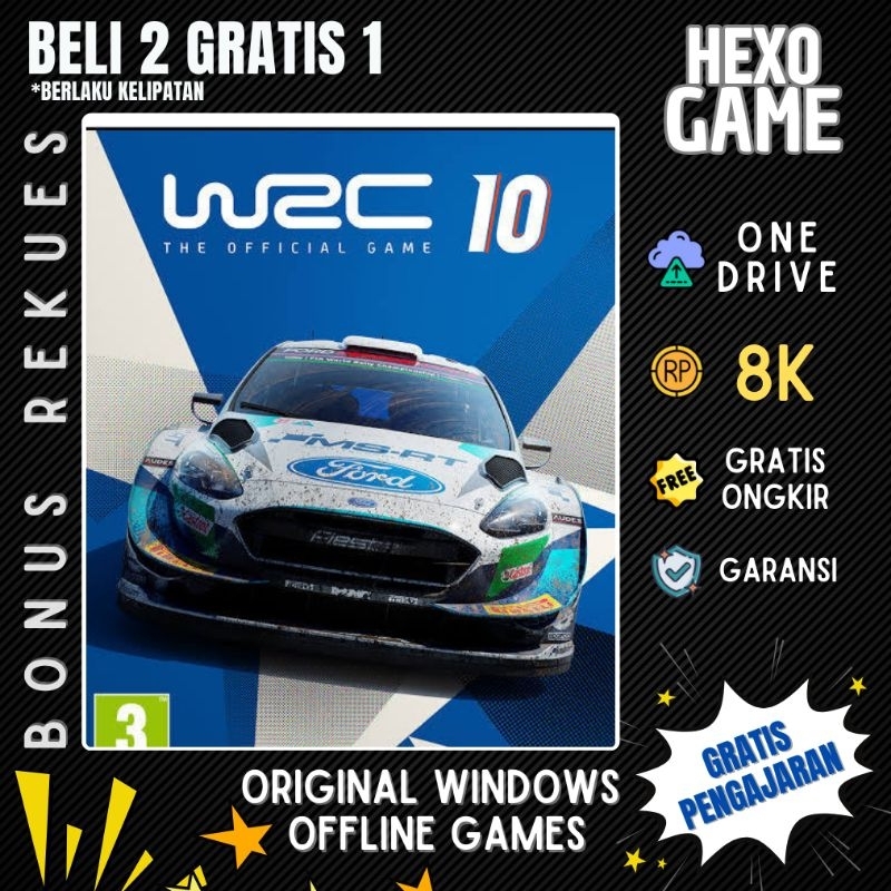 Jual WRC 10 - PC Game Race - LINK DOWNLOAD - GAME LAPTOP - GAME ...