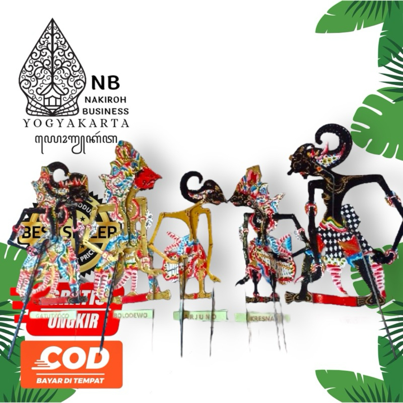 Jual PAKET 4 WAYANG Bimo Bolodewo gatutkaca ukuran +-45cm bisa pilih ...