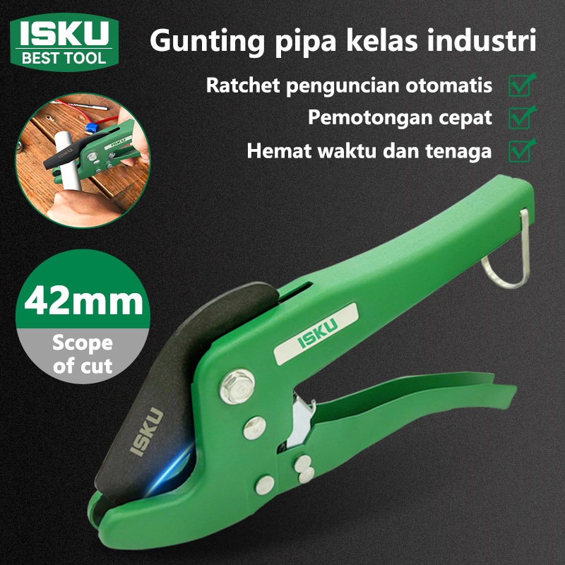 Jual ISKU Pipe Cutter Gunting Pipa Tang Potong Pipa 42 mm Gunting ...