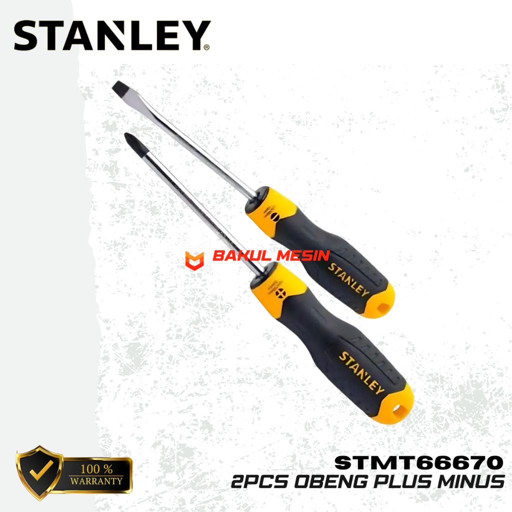 Jual STANLEY STMT66670 Obeng Set 2pcs Plus Minus Screwdriver Set ...