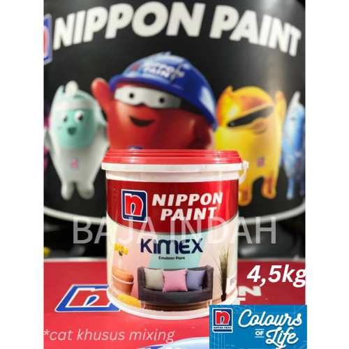 Jual CAT TEMBOK NIPPON KIMEX 4,5 Kg Colours Of Life Edition Sistem ...