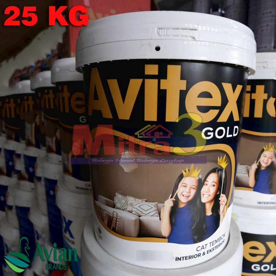 Jual Cat Tembok Interior AVITEX GOLD 25 KG Galon Avian Brands / Cat ...