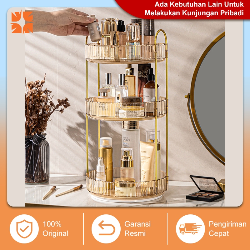 Jual Rak Makeup Gold / STR / Rak Gold / Rak Bumbu / Rak Dapur/ Rak ...