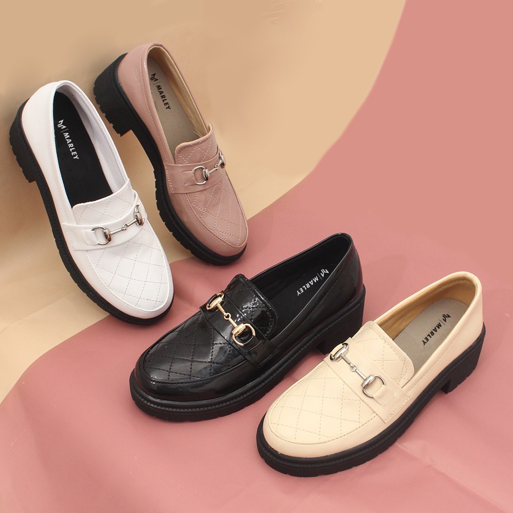 Jual Marley - Sepatu Docmart Wanita Formal Delnaz 01 Sepatu Formal ...
