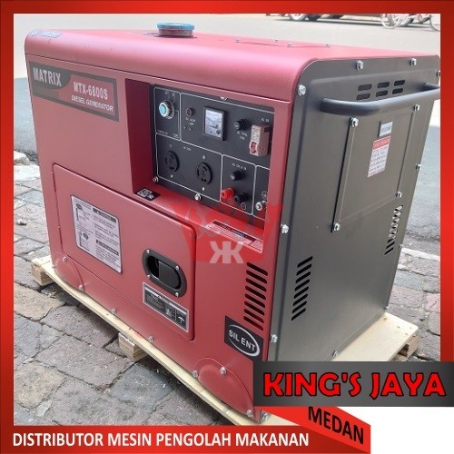 Jual Genset Silent MATRIX MTX 6800S Genset Diesel 5000 Watt Generator ...