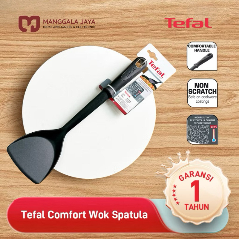 Jual Tefal Comfort Wok Spatula Nylon Sutil Masak | Shopee Indonesia