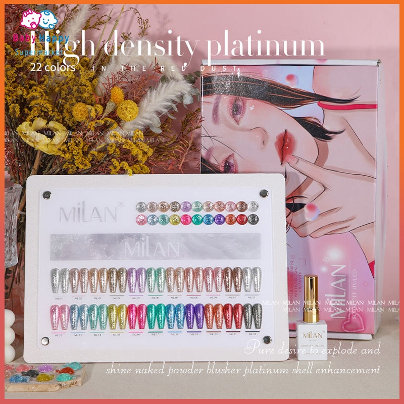 Jual NEW 15ml 22 warna Set Bubuk Berlian Kristal Seni Kuku Kit Kuku ...