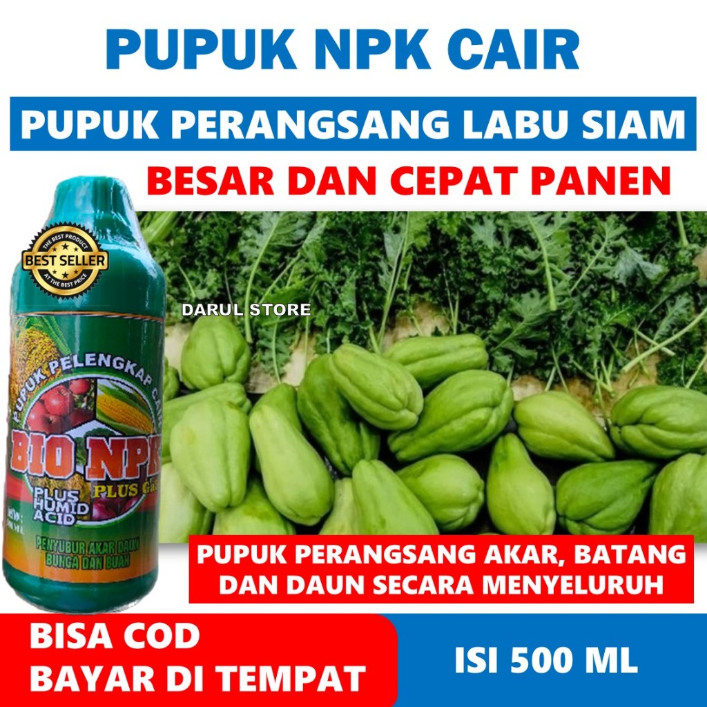 Jual PUPUK NPK CAIR NPK GAZA isi 500 ML Pupuk Semprot Perangsang Akar Daun Pada Tanaman Labu ...