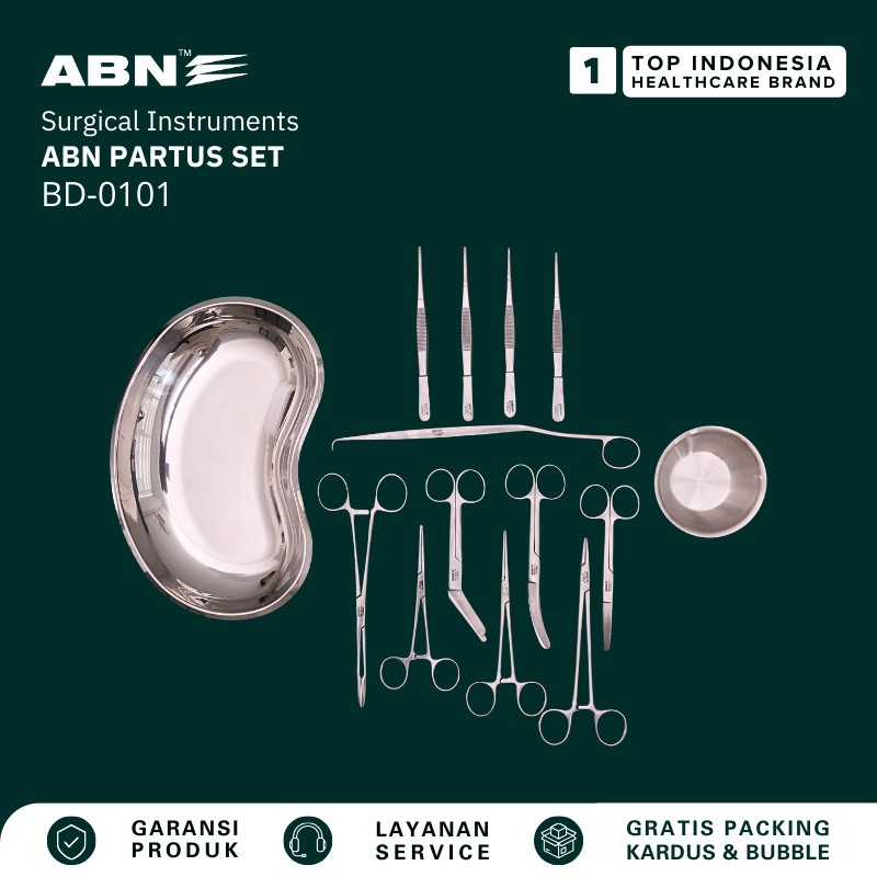 Jual ABN Surgical Set Partus Instruments | Shopee Indonesia