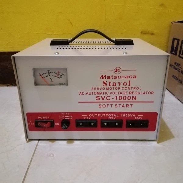 Jual Stavolt New Matsunaga SVC-1000N - Stabilizer Listrik Matsunaga 1000 W | Shopee Indonesia