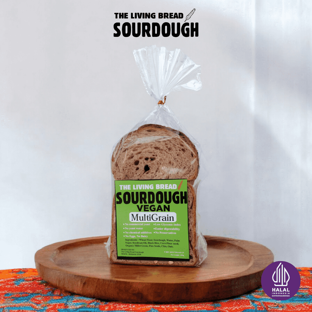 Jual Roti Sourdough The Living Bread Multigrain | Shopee Indonesia
