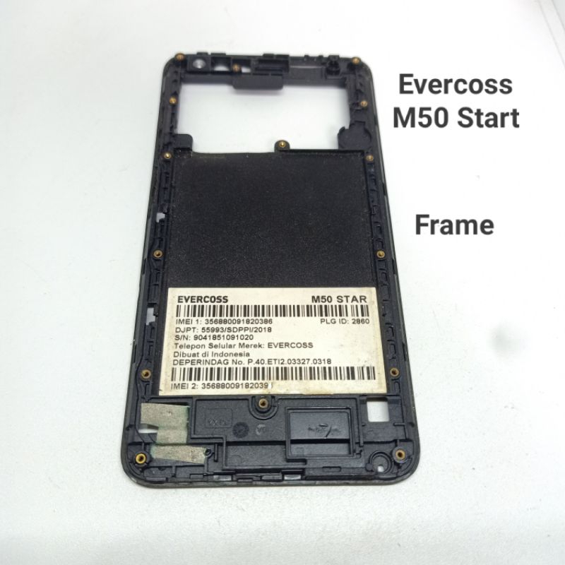 Jual Frame tatakan lcd Evercoss M50 START Original Copotan | Shopee ...