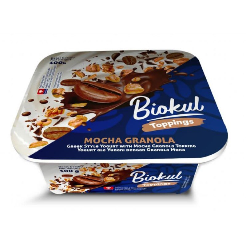 Jual BIOKUL TOPPING MOCHA GRANOLA CUP 100 GR | Shopee Indonesia