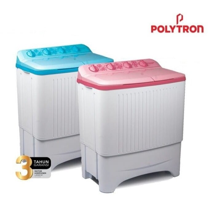 Jual POLYTRON PWM-8076 Mesin Cuci 2 Tabung Giant Series Hijab 8 KG ...