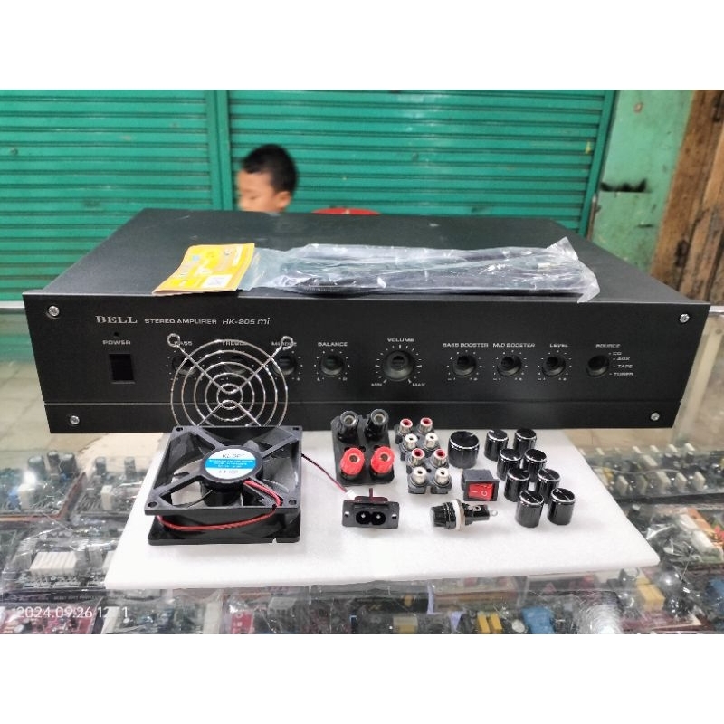 Jual bok power amplifier HK 205 BELL+ACC(FAN DC) | Shopee Indonesia