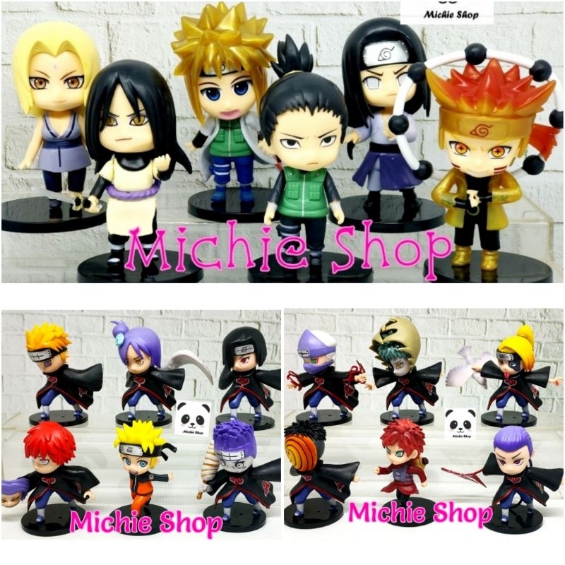 Jual Figure Naruto Shippuden Anime Collection Akatsuki Chibi Q-version ...
