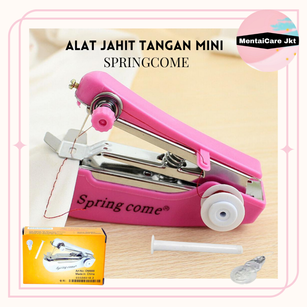 Jual Springcome Mesin Jahit Portable Mini / Mesin Jahit Tangan Spring ...