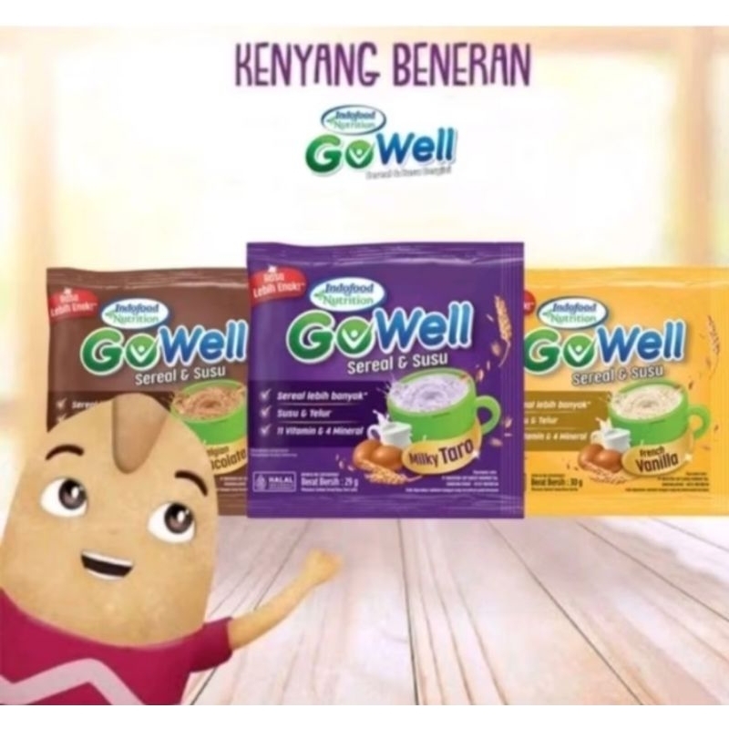 Jual GOWELL Minuman Sereal All Variant per PCS | Shopee Indonesia