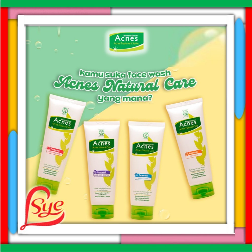 Jual Acnes Face Wash 50ml & 100ml - Sabun Wajah Berjerawat - Acne ...