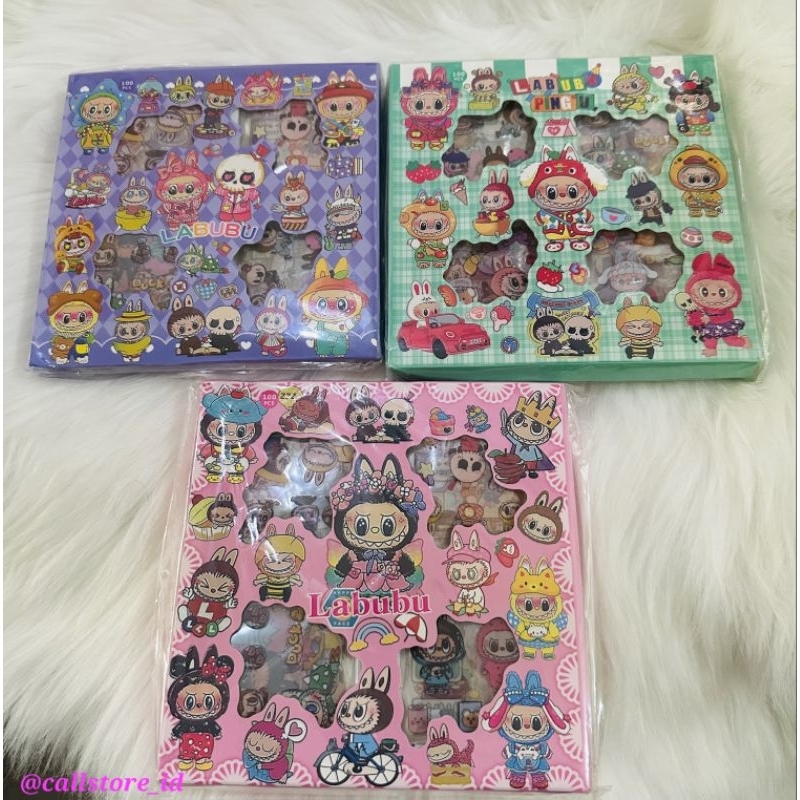 Jual STICKER MOTIF LABUBU ISI 100 PCS MIX / STIKER LABUBU ISI 100 PCS ...