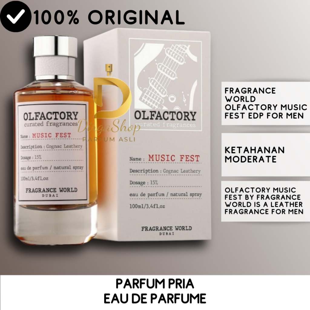 Jual Fragrance World Olfactory Music Fest EDP For Men | Shopee Indonesia