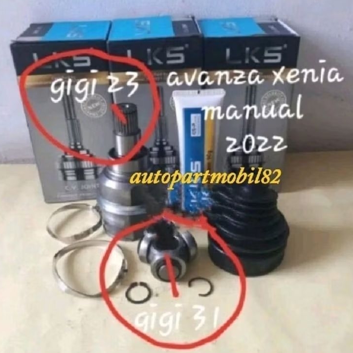 Jual CV Joint Dalam As Roda Depan Dalam All New Avanza Xenia Manual ...