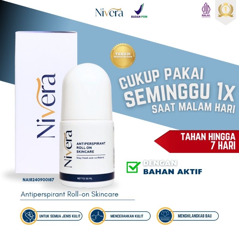Jual Nivera Antiperspirant 30 ml - Deodorant Roll On Anti Bau dan ...