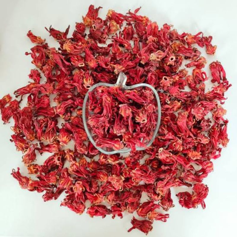Jual Bunga Rosella Kering 250gram / Rosella Merah Kering Premium ...