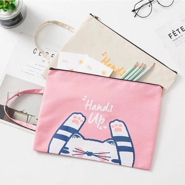 Jual Map File A4 Stationery Folder Pouch Bag Tas / Tempat Buku Alat ...