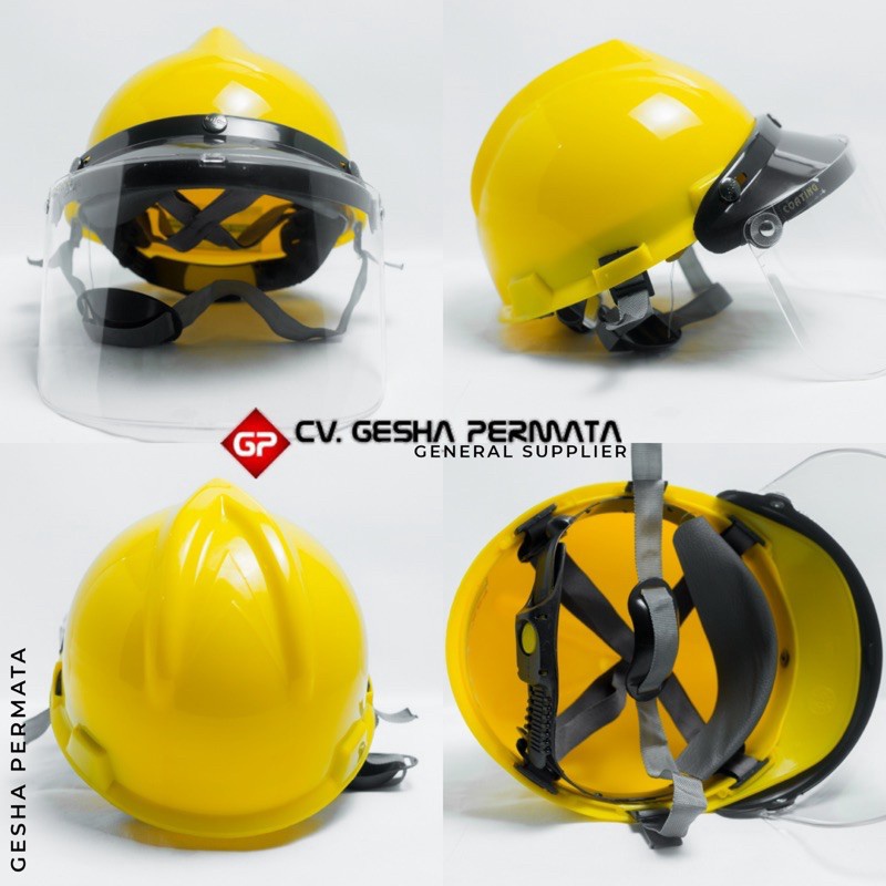 Jual Helm APD Faceshield Helm APD Helm Face Shield APD | Shopee Indonesia