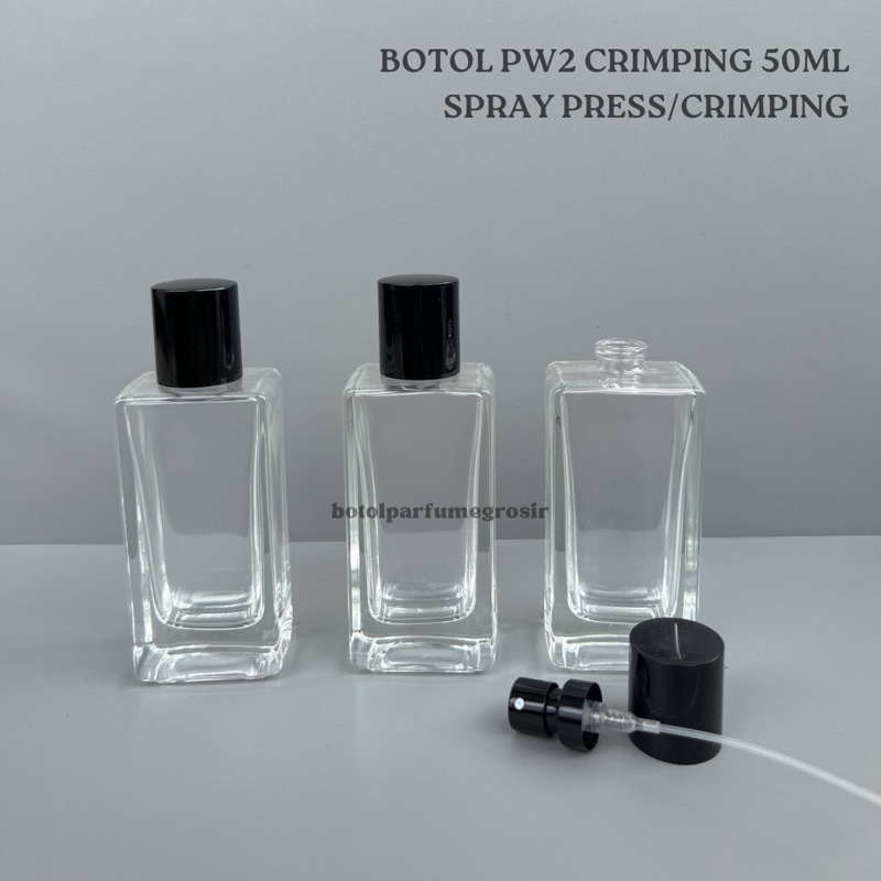 Jual BOTOL PW2 CRIMPING 50ML PRESS | Shopee Indonesia