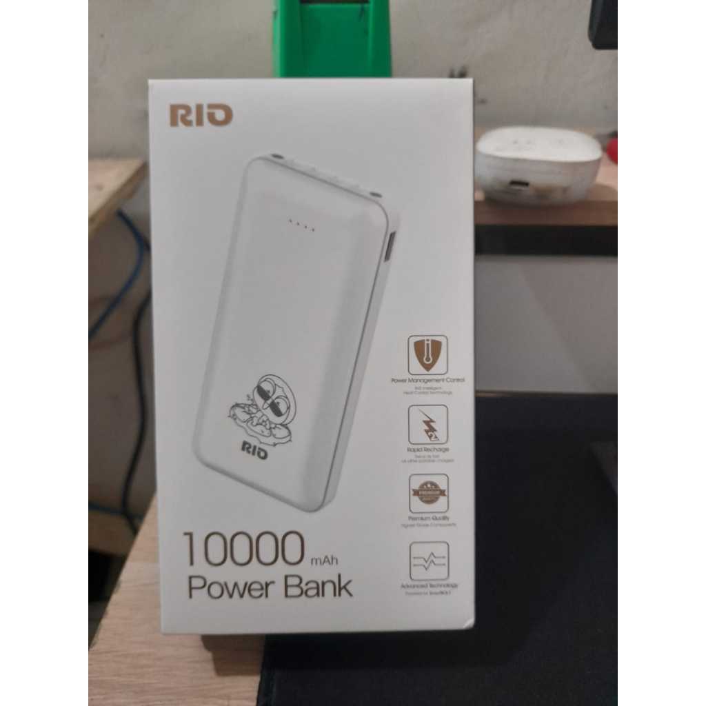 Jual Powerbank Fast charging Type c 10000 mah Rio | Shopee Indonesia