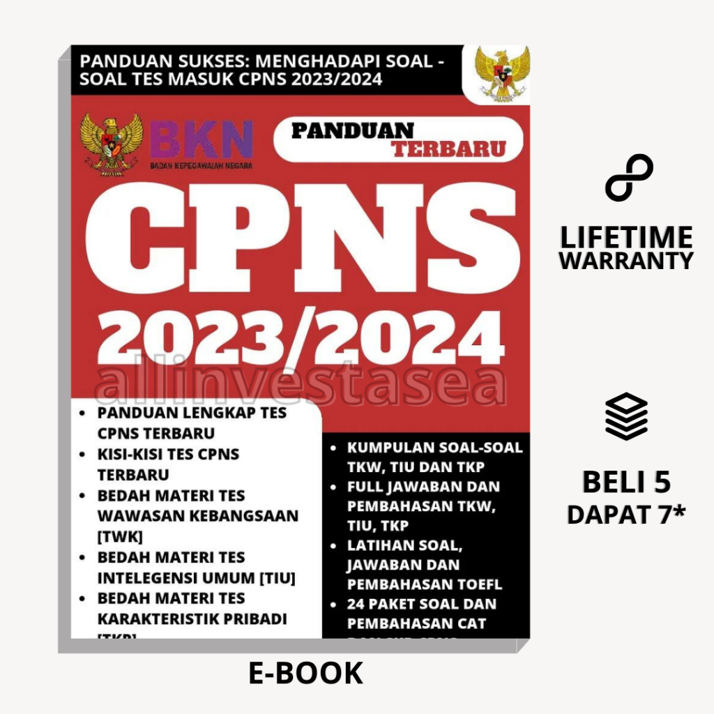 Jual (ID) BKN CPNS 2023/2024 | Shopee Indonesia