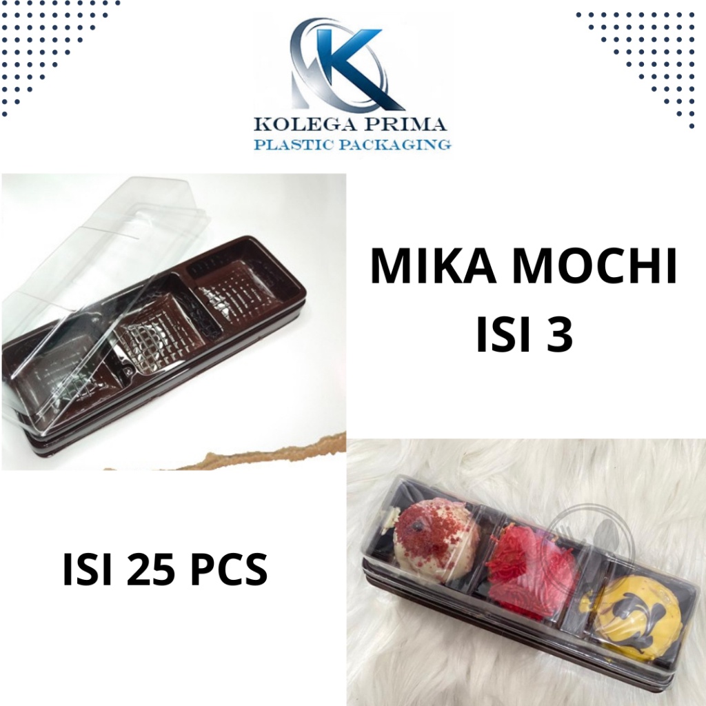Jual MIKA MOCHI ISI 3 MIKA MOON CRISPY MIKA MOONCAKE RAH ISI 25PCS ...