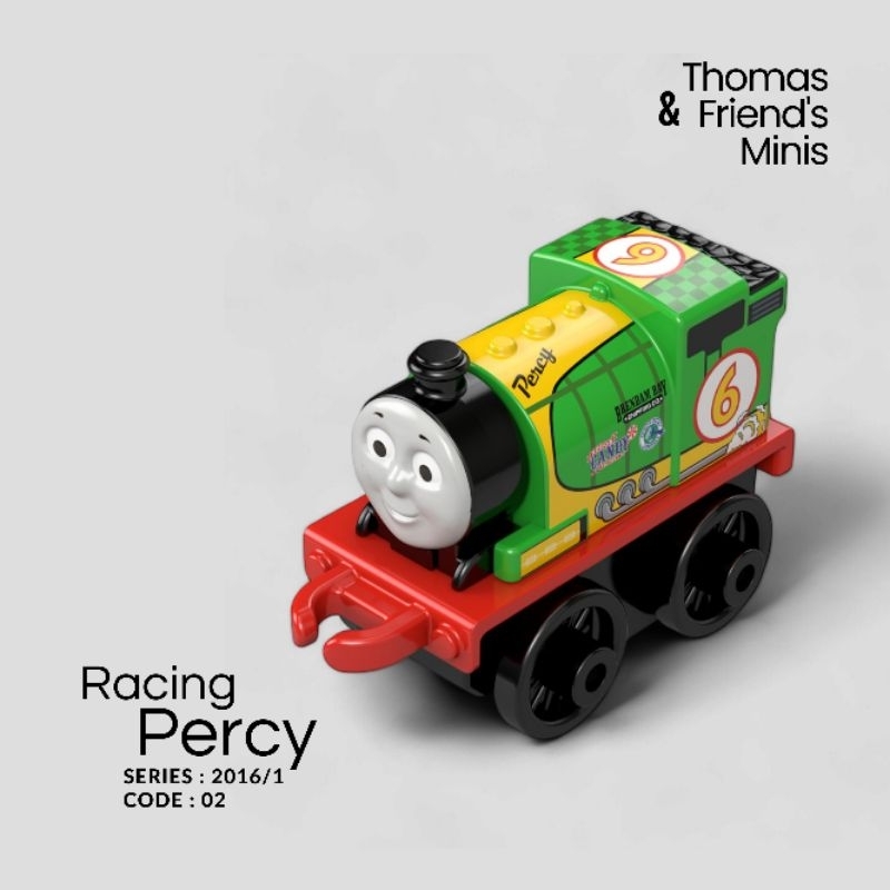 Jual Thomas & Friends Minis - Racing Percy - Series 2016/1 #02 | Shopee ...