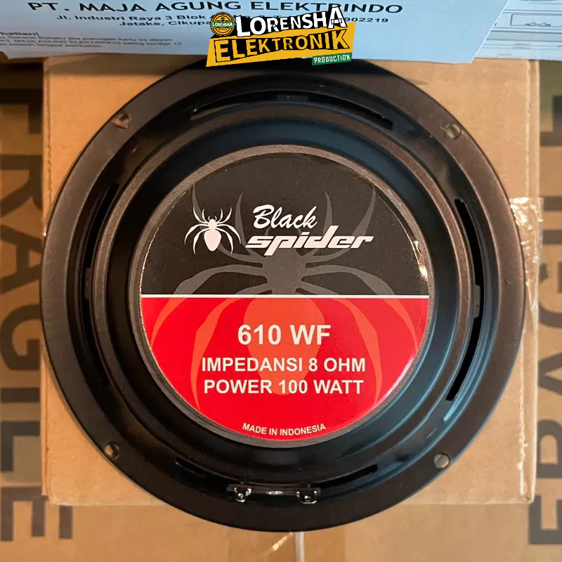 Jual Speaker 6 Inch Woofer Black Spider BS 610 WF | Shopee Indonesia