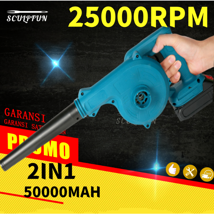 Jual DEWIN Mesin Blower angin Tangan Baterai 599VF Cordless Blowe ...
