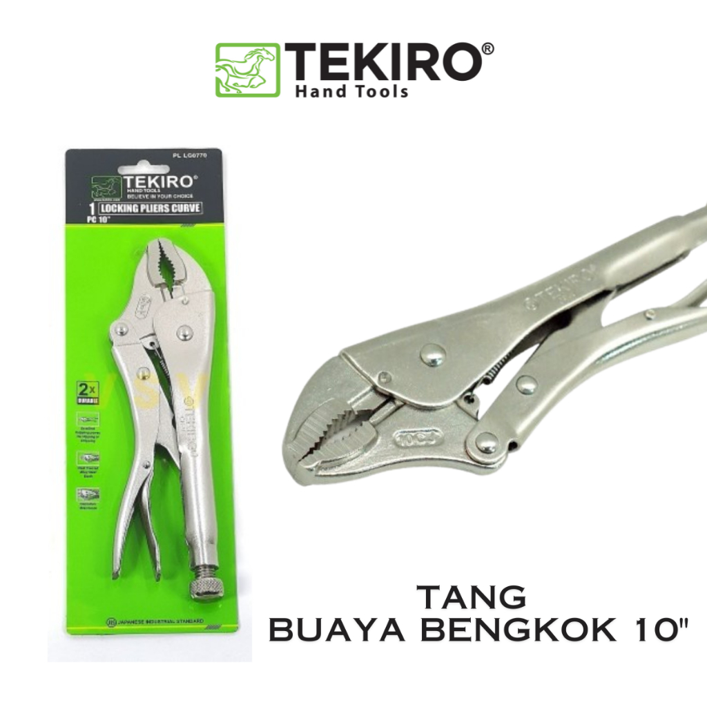 Jual TEKIRO TANG BUAYA 10 INCH / TANG JEPIT / TANG BAUT / TANG BUAYA ...