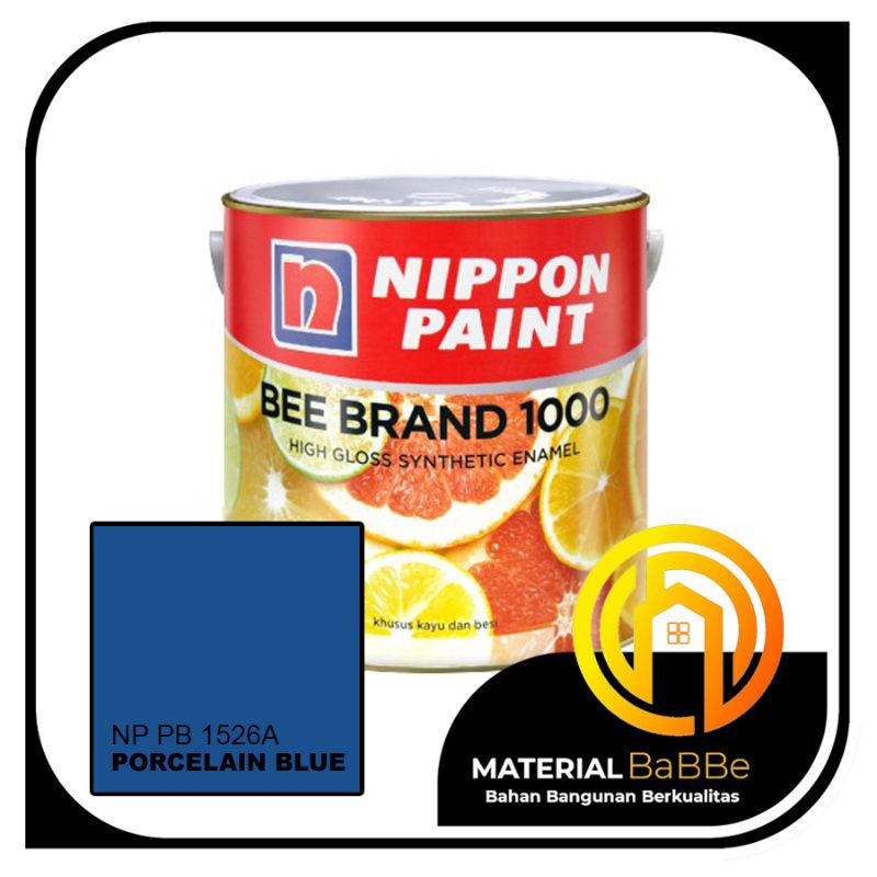 Jual Nippon Bee Brand 1000 NP PB 1526A Porcelain Blue 3,7 Liter | Cat ...