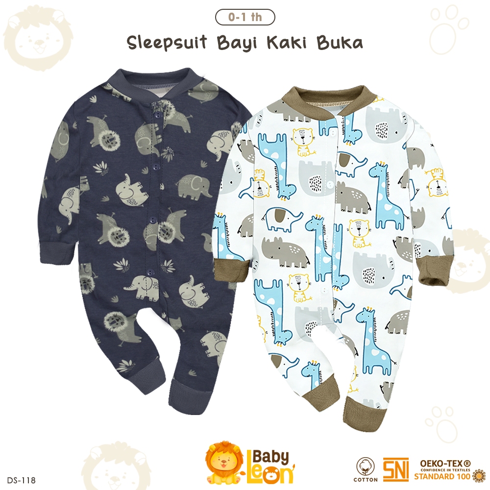 Jual BABYLEON Jumpsuit Bayi 0-1Th Jumsuit Bayi Kaki Buka Jumper Bayi ...