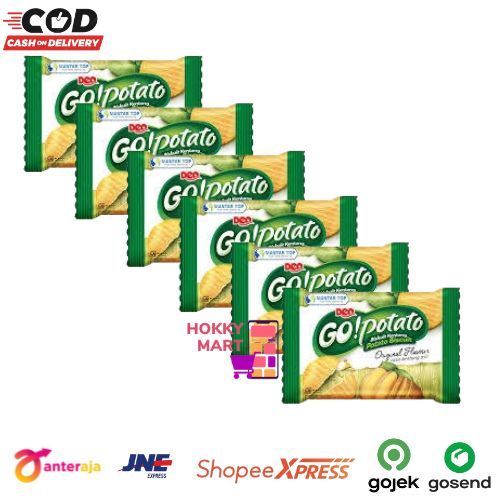 Jual [ HOKKY ] Deo Go!Potato Go Potato Biscuit Kentang Pack isi 20 x ...