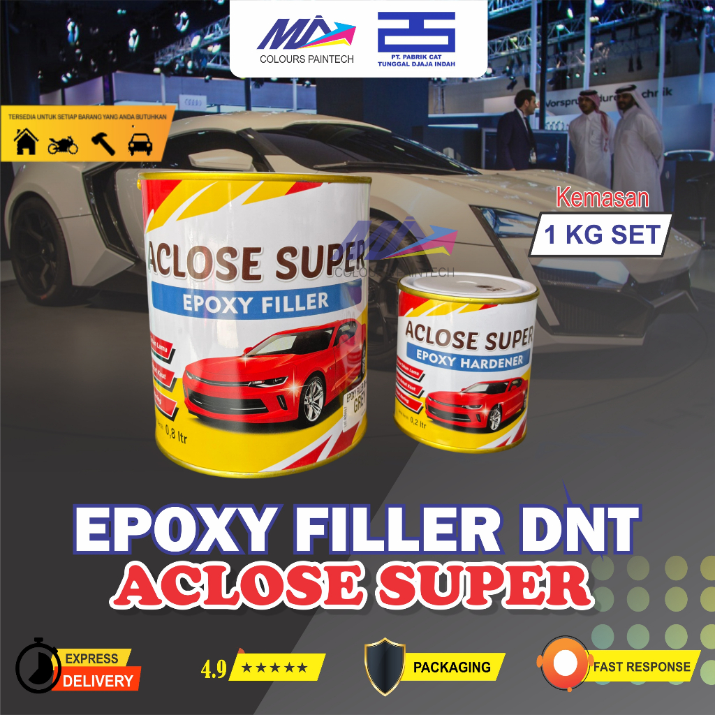 Jual EPOXY FILLER ACLOSE SUPER DNT 1L | Shopee Indonesia