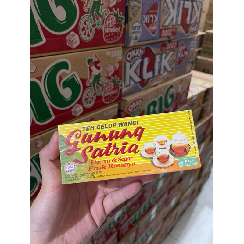 Jual TEH GUNUNG CELUP / KOTAK / isi 25 teh | Shopee Indonesia