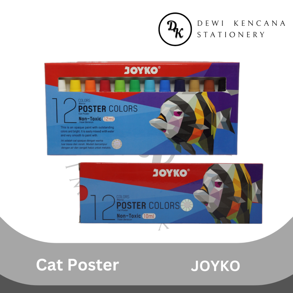Jual Cat Poster JOYKO 1Set 12 Warna | Shopee Indonesia