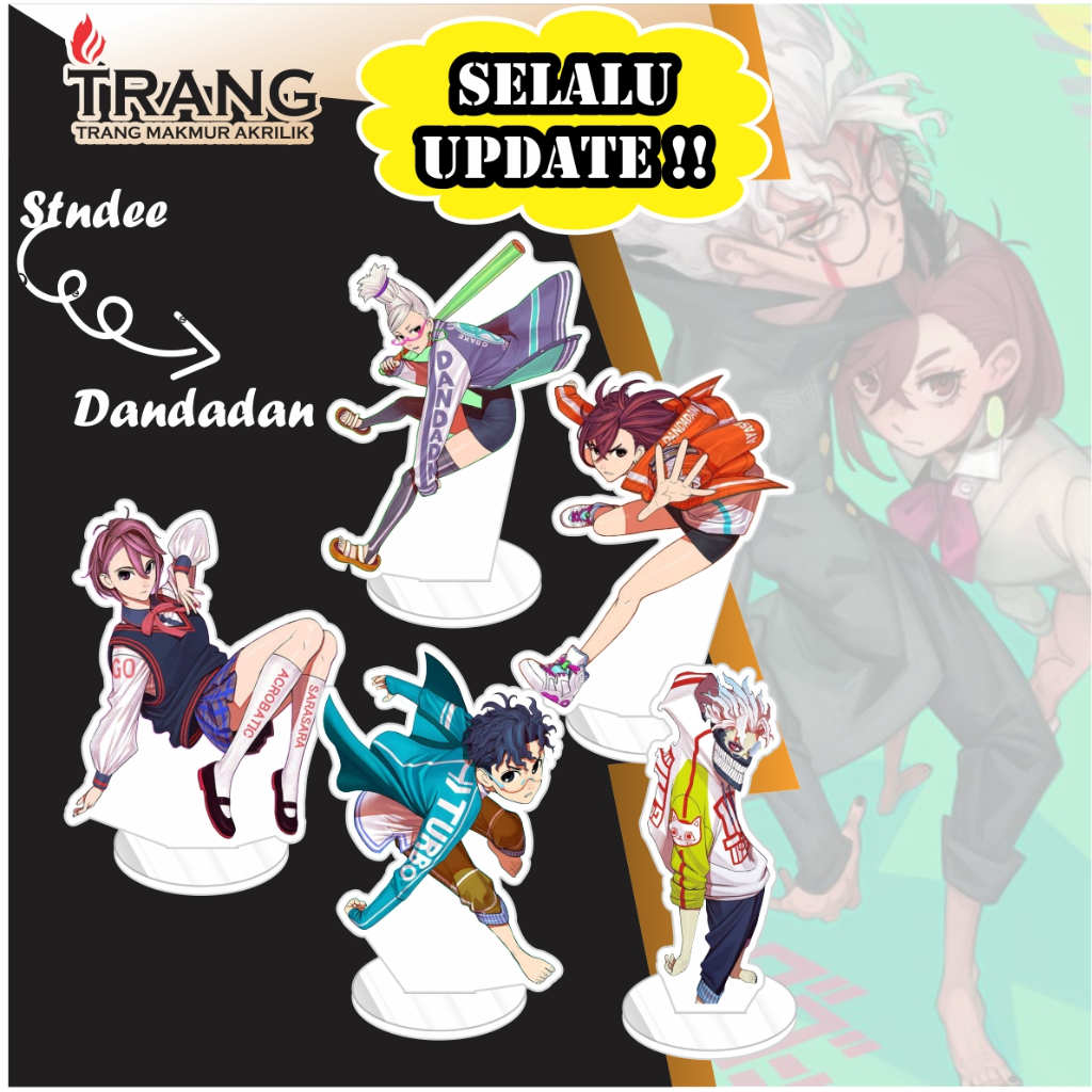 Jual Standee Figure Akrilik Dandadan / Standing Action figure Acrylic ...