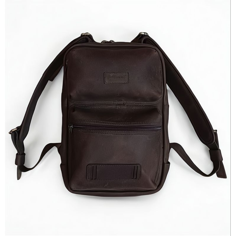 Jual tas ransel laptop 12,5 inch kulit sapi asli BPB01 | Shopee Indonesia